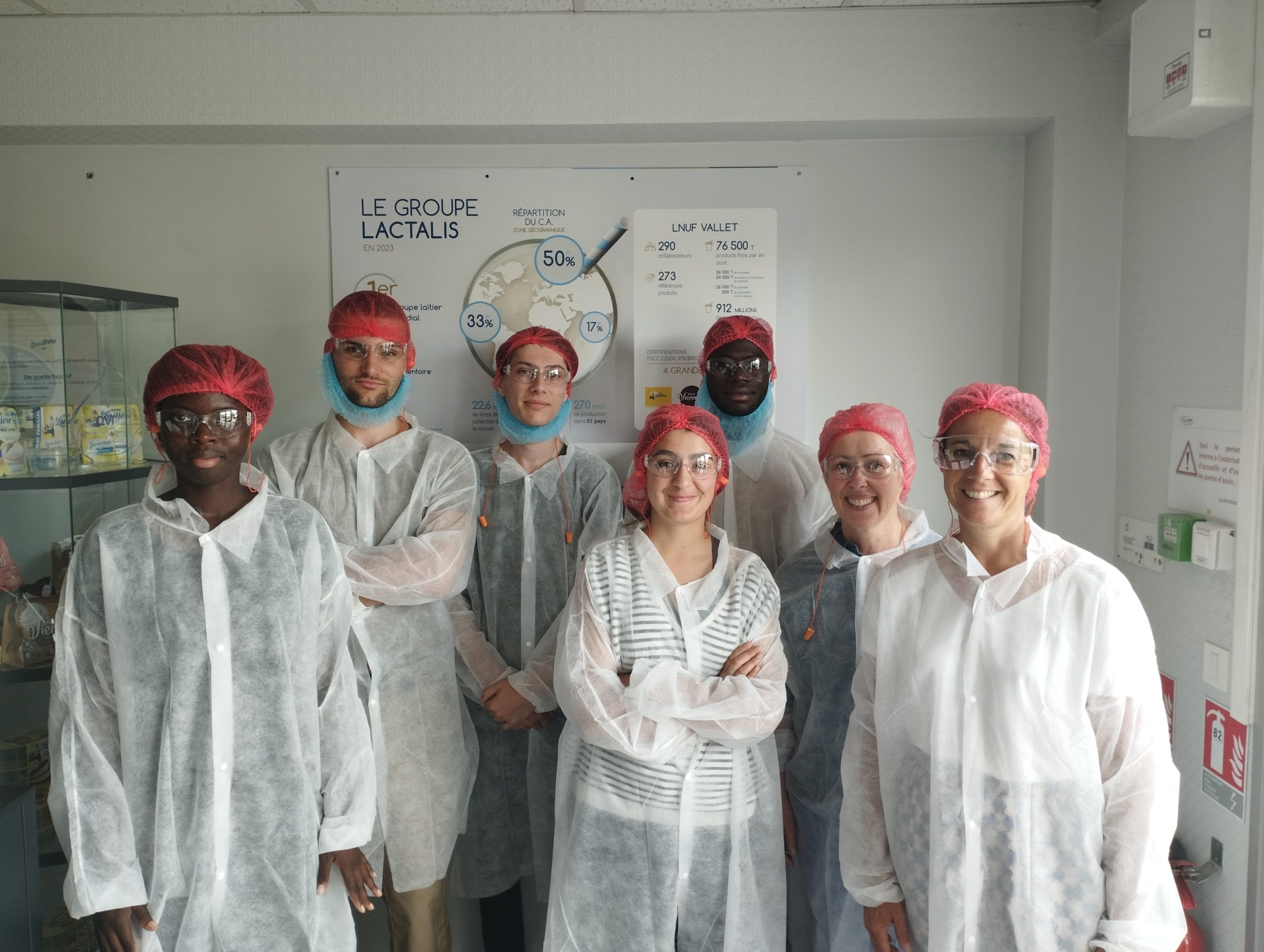 Visite du site industriel Lactalis-Nestlé - St Félix-La Salle